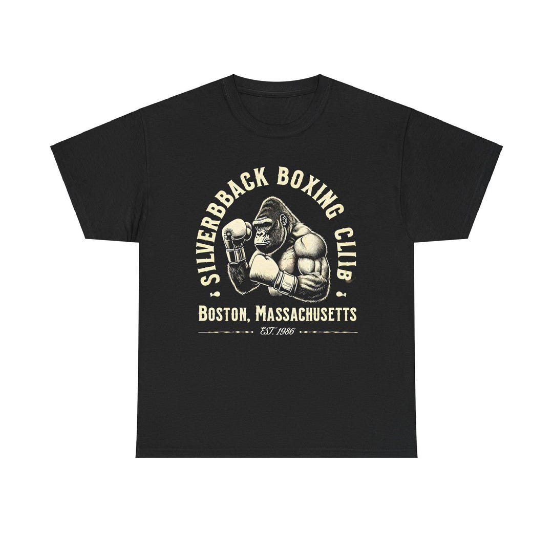 Silverback Boxing Club Tshirt Gorilla Graphic Tee for Boxing Fans - Etsy