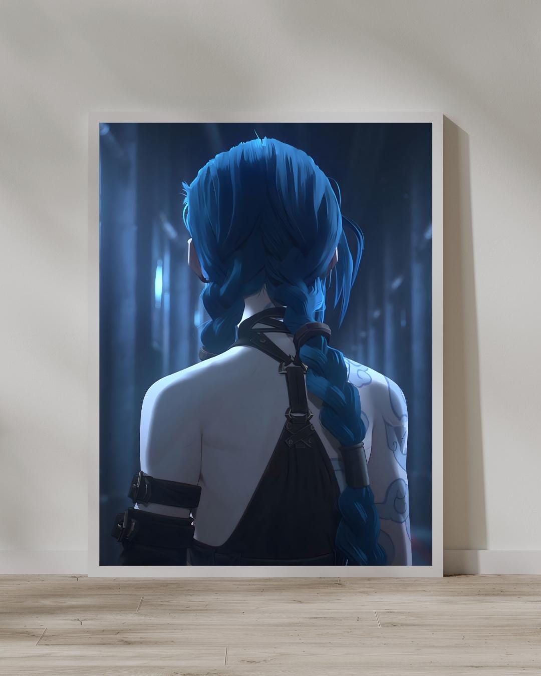 Arcane Poster, Arcane Wall Art, Jinx Poster, League of Legends Art ...