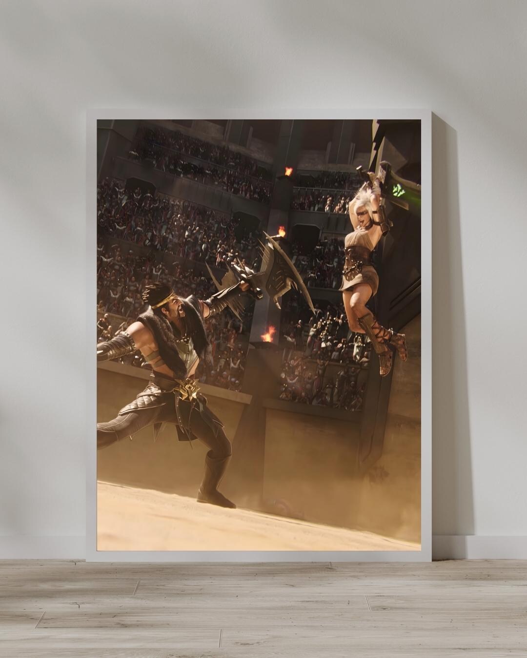 Draven & Riven Digital Poster League of Legends Wall Art Arcane ...