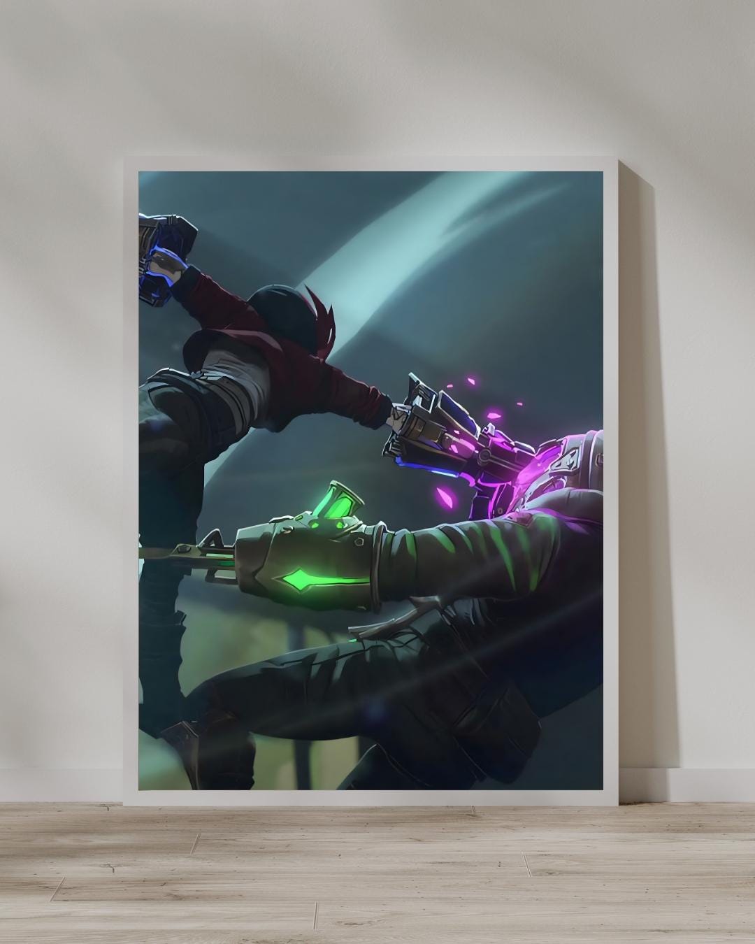 Arcane Poster, Arcane Wall Art, Vi Poster, League of Legends Art ...