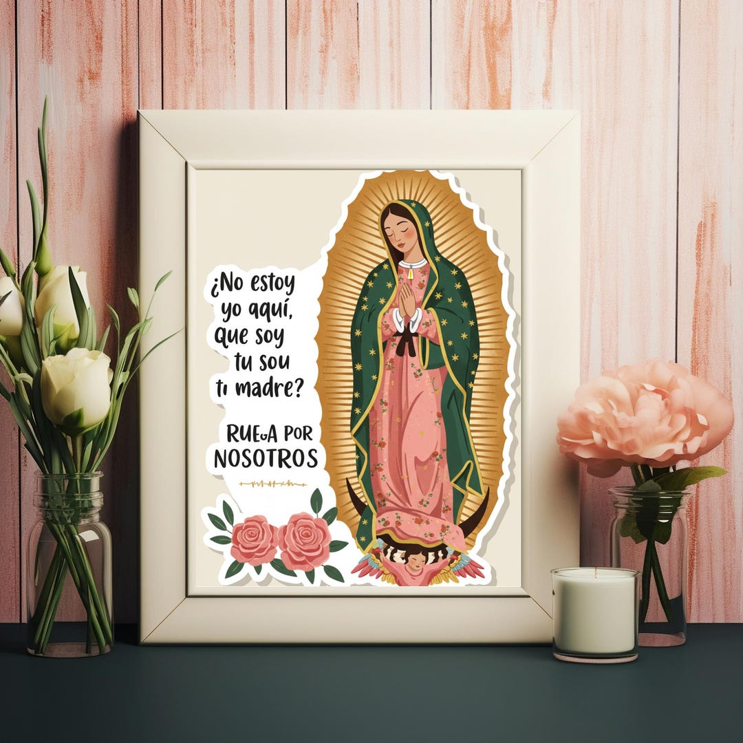Virgen María Ilustrada - No Estoy Yo Aquí, Que Soy Tu Sou T Madre ...