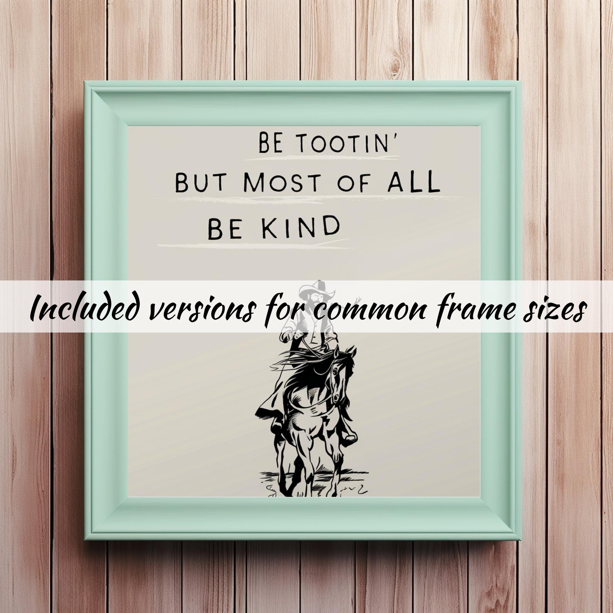 Cowboy Quote Print Minimalist Western Wall Art Horseback Riding Poster ...
