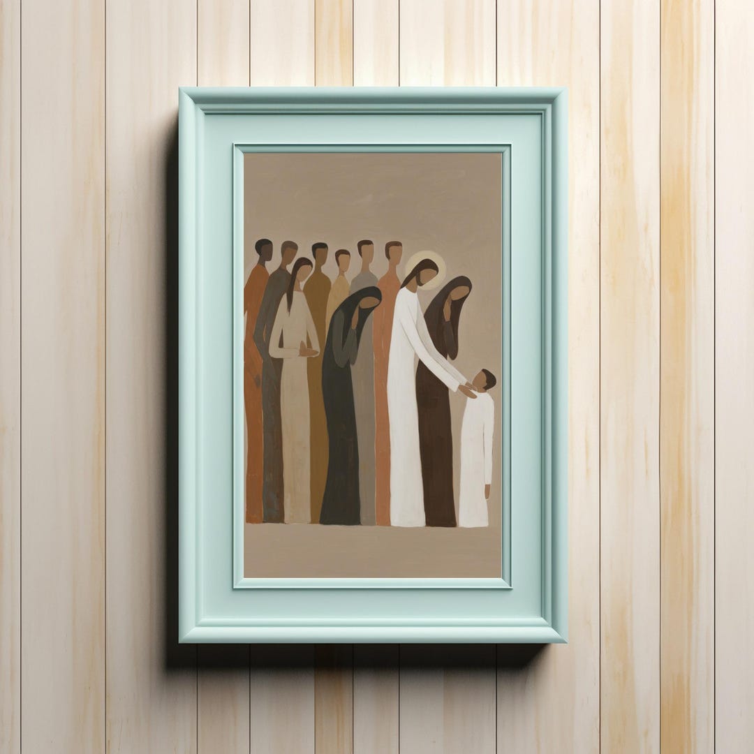 Jesus Raises a Widow's Son From the Dead in Nain - A Minimalist Digital ...