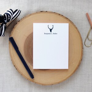 Deer Silhouette Personalized Notepad, Custom to Do List Pad for Men ...