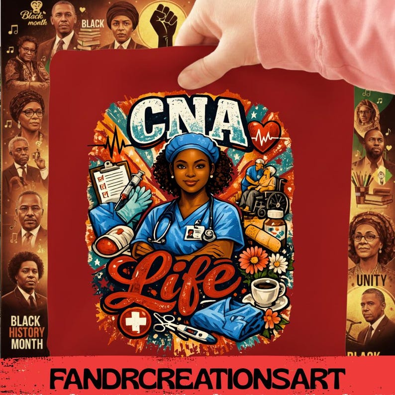 CNA Life PNG: Black Woman Certified Nursing Assistant Png Healthcare ...
