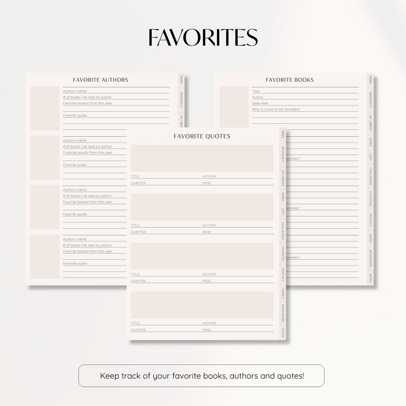 Digital Reading Journal 2025, Digital Reading Planner iPad & Android ...
