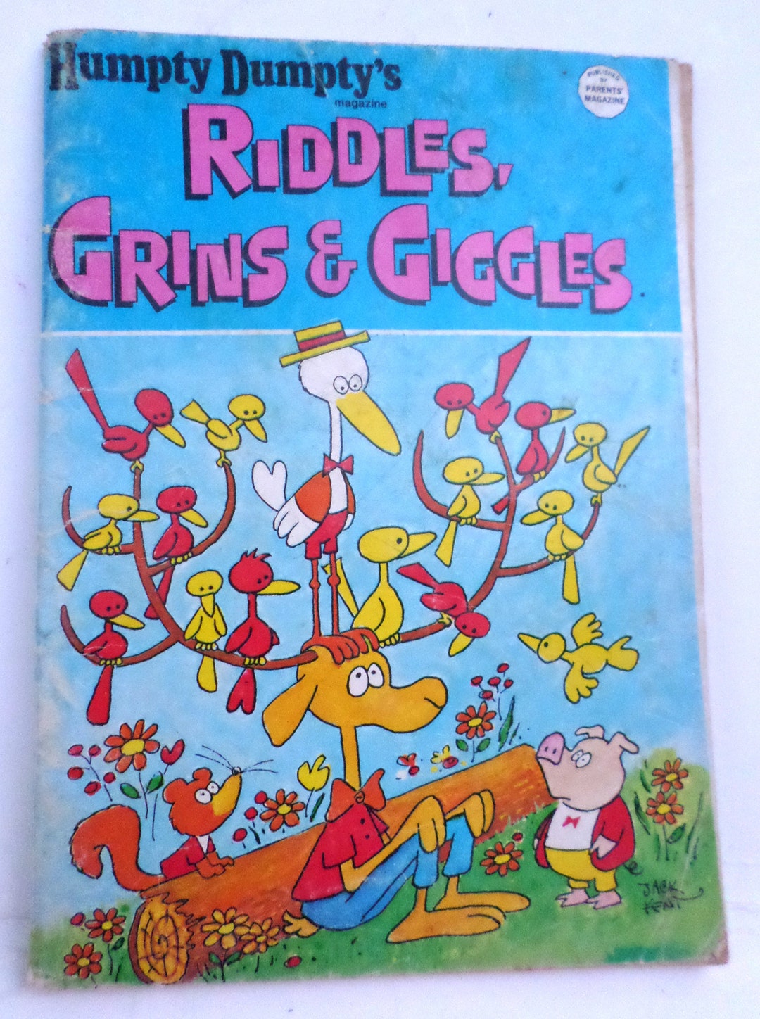 Humpty Dumpty's Riddles, Grins & Giggles Vintage Joke Booklet - Etsy