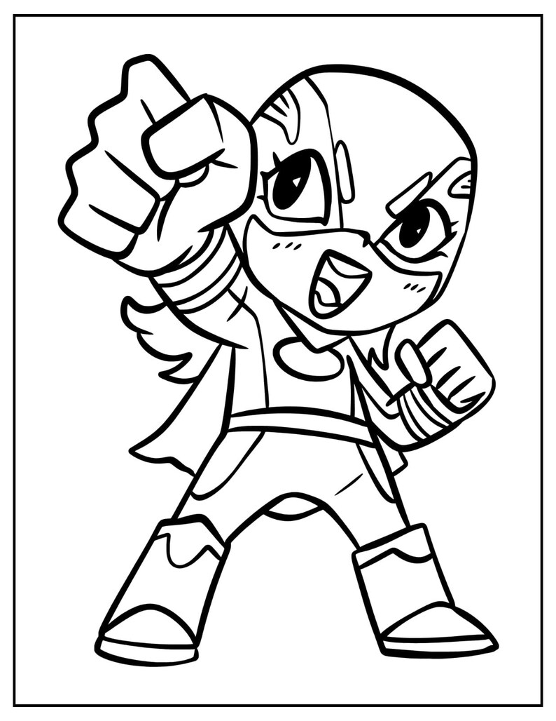 Superhero Coloring Book – Printable Fun for Kids & Adults | Superhero ...