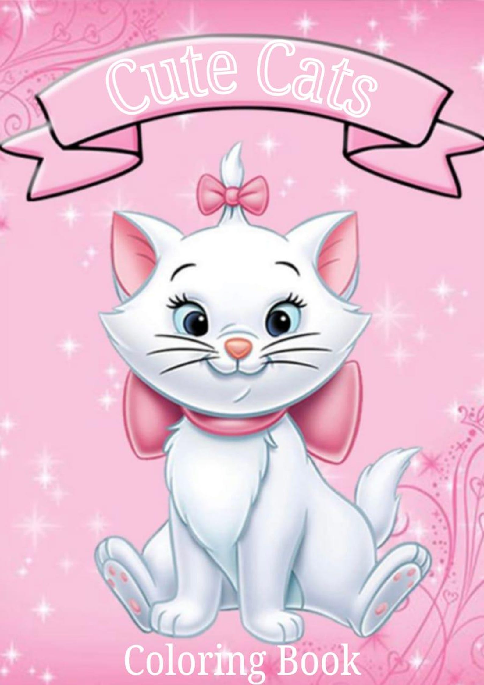 Purrfectly Cute Cats: A Fun Coloring Book| Adorable Cats Coloring Book ...