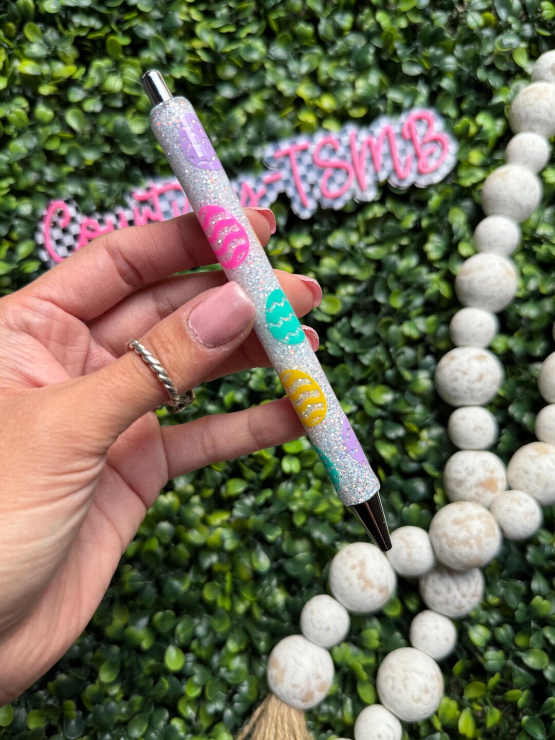 Easter Egg Pen, Easter Glitter Pen,gift, Glitter Pen, Stainless Steel ...