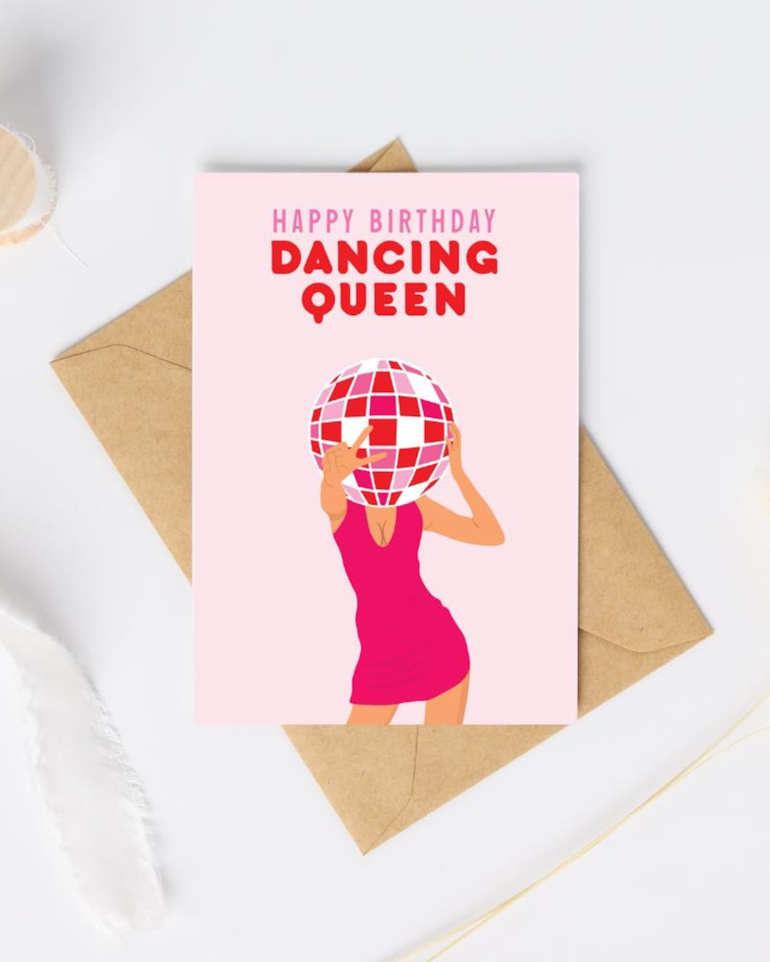 Happy Birthday Dancing Queen – Printable Birthday Card | Digital ...