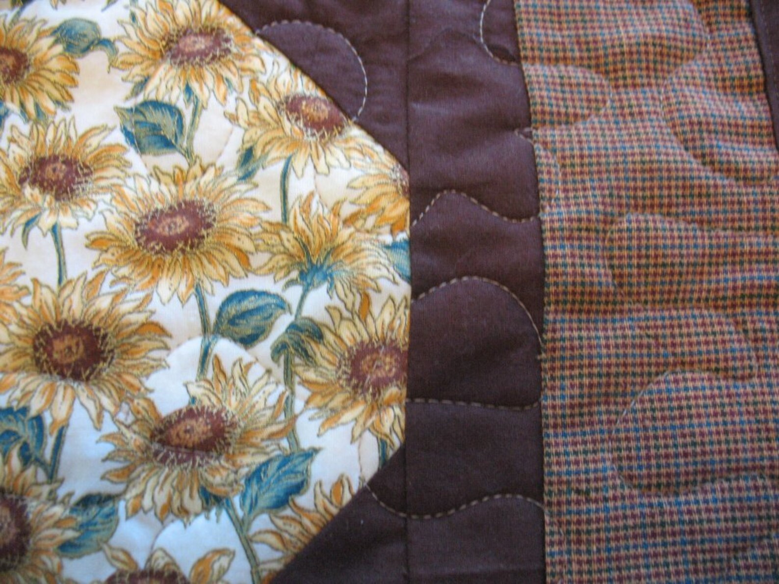 Quilted Sunflower Table Topper - Etsy