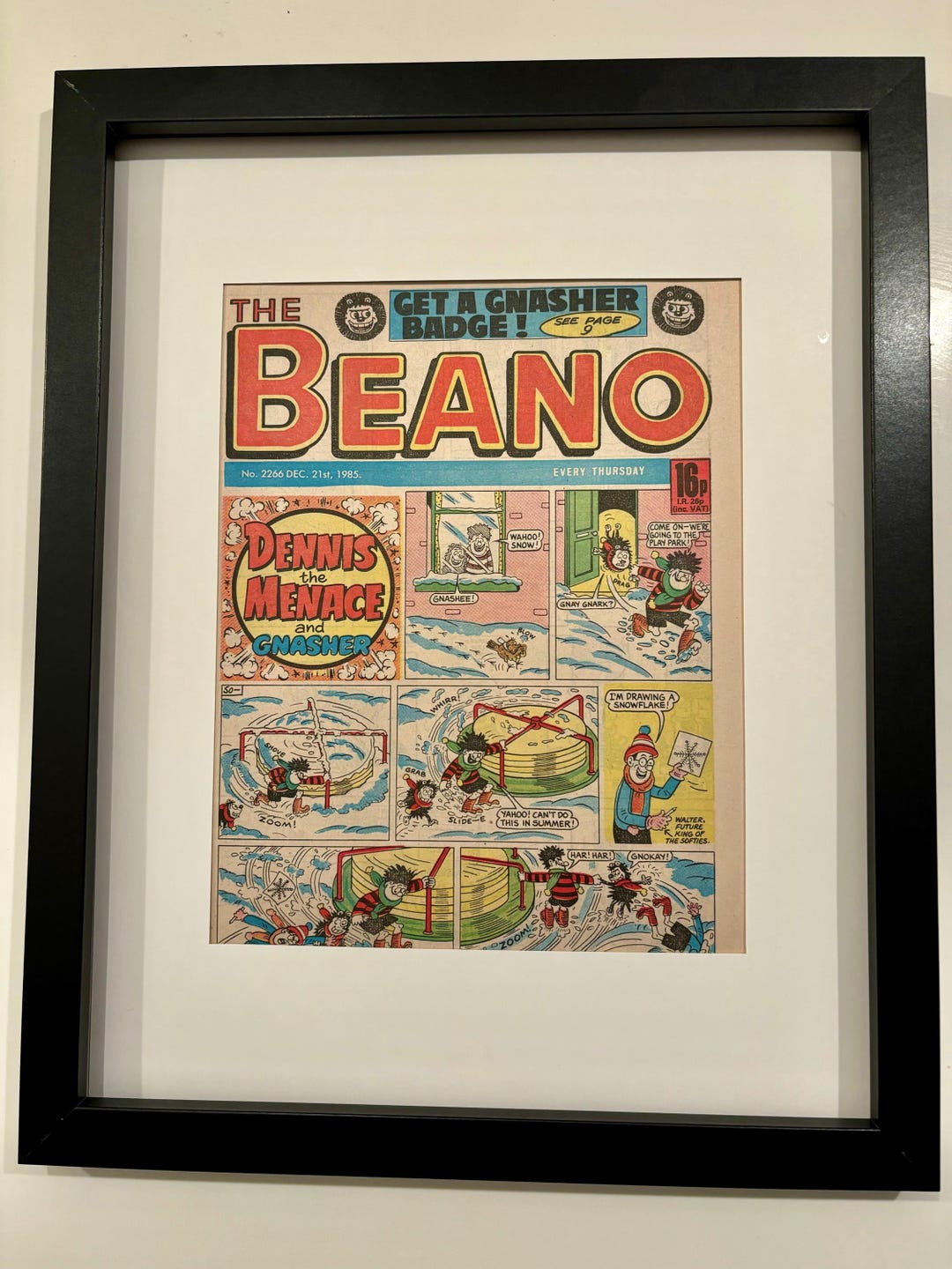Vintage Comic - Framed December 1985 BEANO - Amazing 40th Birthday Gift ...