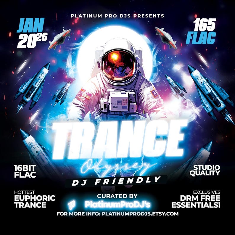 165 Trance Euphoria 2026 | FLAC 44.1khz | Uplifting Main Floor DJ Pack ...