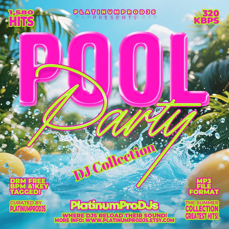 Pool Party Collection 2026 MP3 1580 Tracks, Tropical House, Nu Disco ...