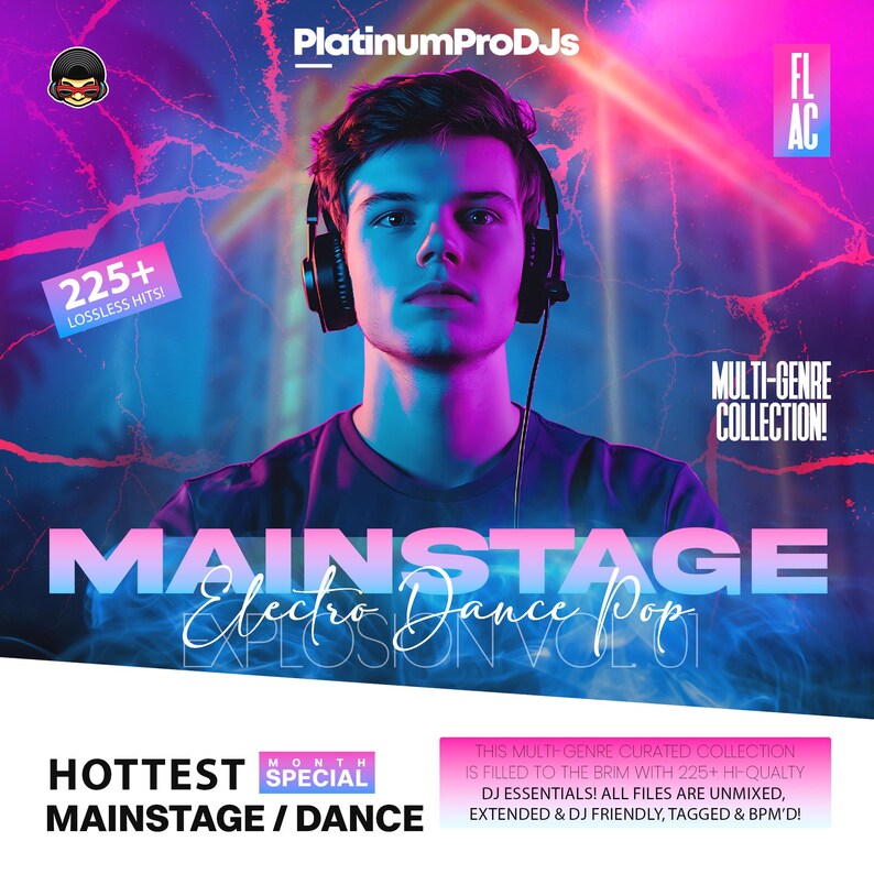 Electro Mainstage Crate | 225 Entry FLAC Lossless Database | High ...