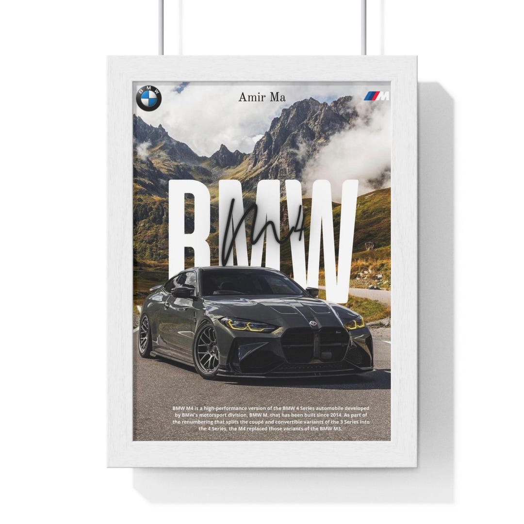 BMW M4 Poster - Etsy