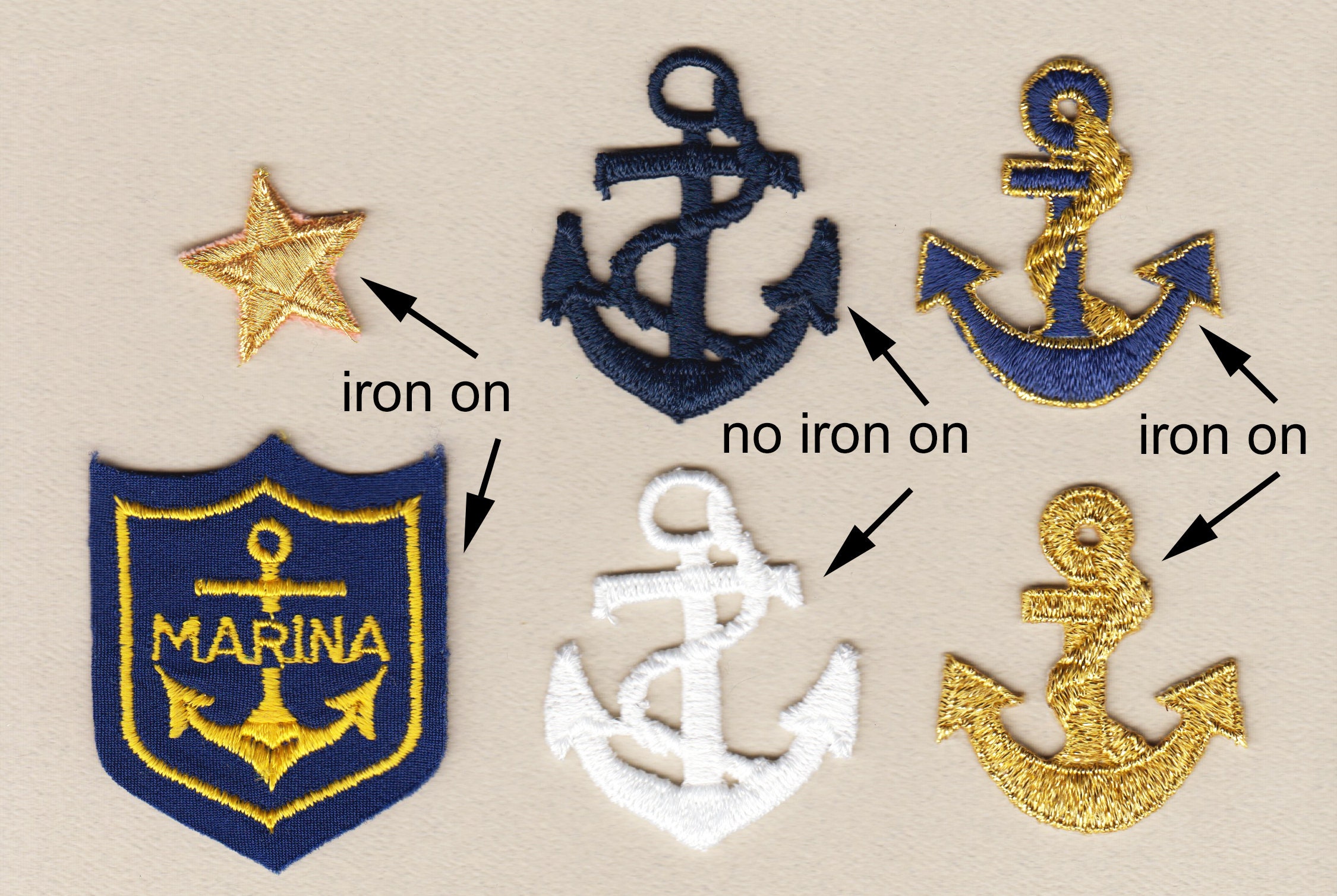 Nautical Applique - Embroidered Patch - Etsy