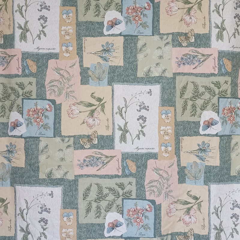 Botanical Fabric - Etsy