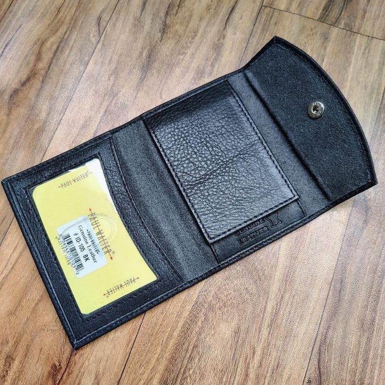Leather Bifold Badge Holder: Police & Law Enforcement ID Wallet - Etsy