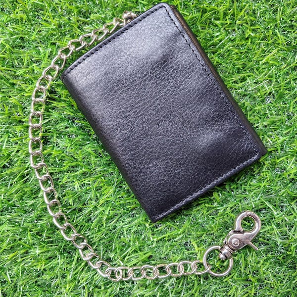 Biker Wallet - Etsy