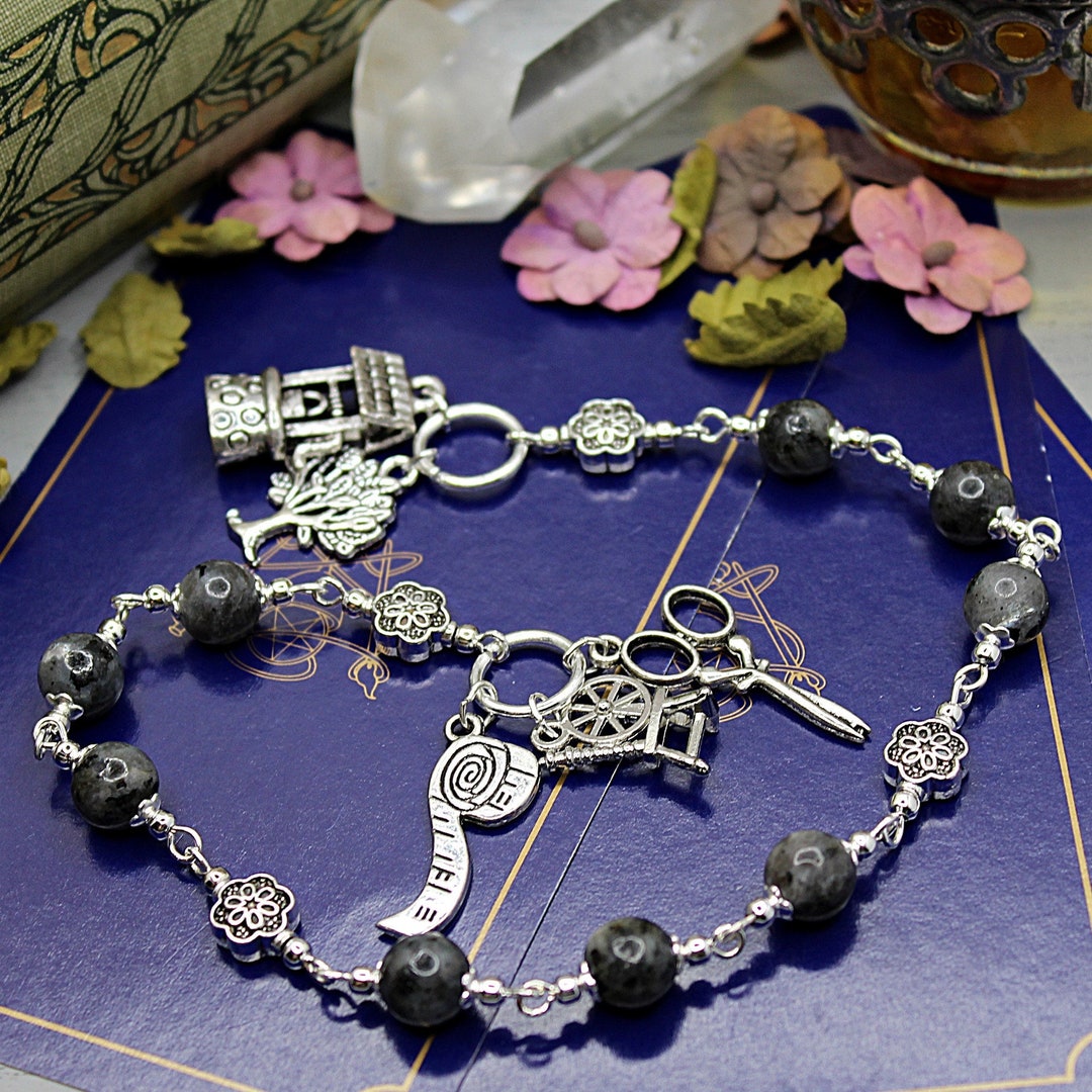 The Norns Norse Pagan Heathen Prayer Beads Witches Ladder. Wiccan Pagan ...