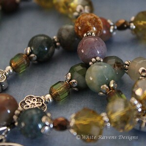 Gaia Goddess Spell Beads 3x9 Meditation Witches Ladder Greek Neo-pagan ...