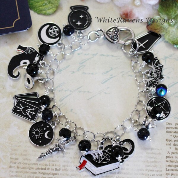 Witch Charm Bracelet - Etsy