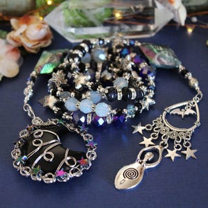 NYX Goddess Spell Beads Deluxe Meditation Tools. Wicca Pagan Prayer ...