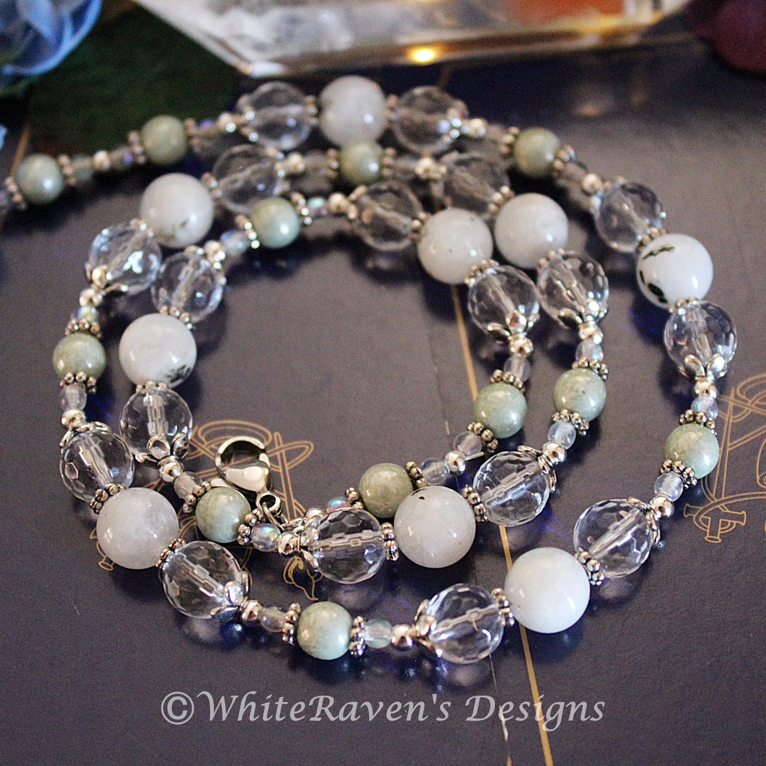 ARTEMIS Necklace Wearable Prayer Bead Witches Ladder Greek Goddess ...