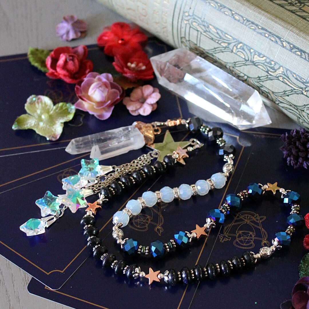 NYX Goddess Spell Beads Deluxe Meditation Tools. Wicca Pagan Prayer ...