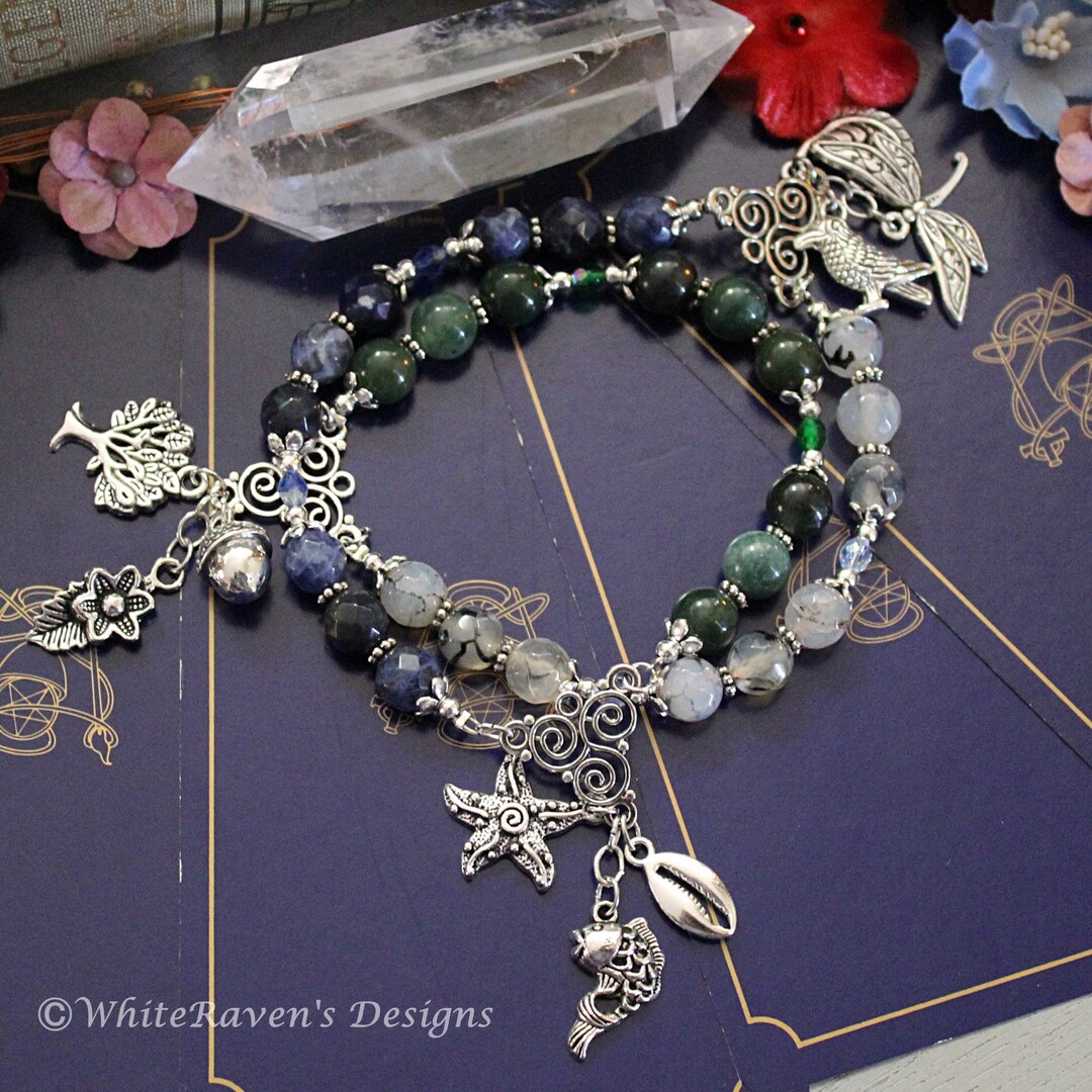 Celtic Druid Mala Spell Beads 3x9 Meditation Witches Ladder Neo-pagan ...