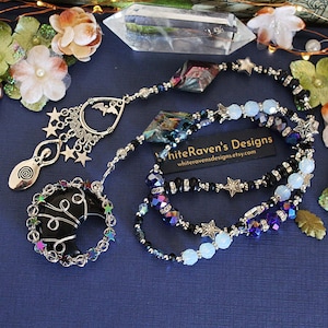 NYX Goddess Spell Beads Deluxe Meditation Tools. Wicca Pagan Prayer ...