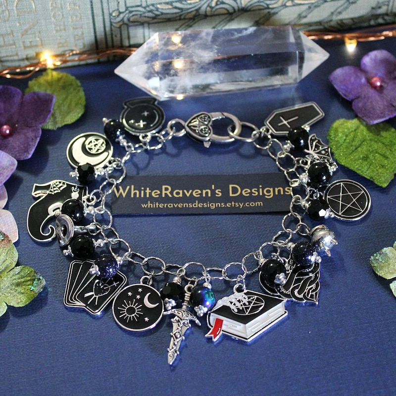 Witch Charm Bracelet - Etsy