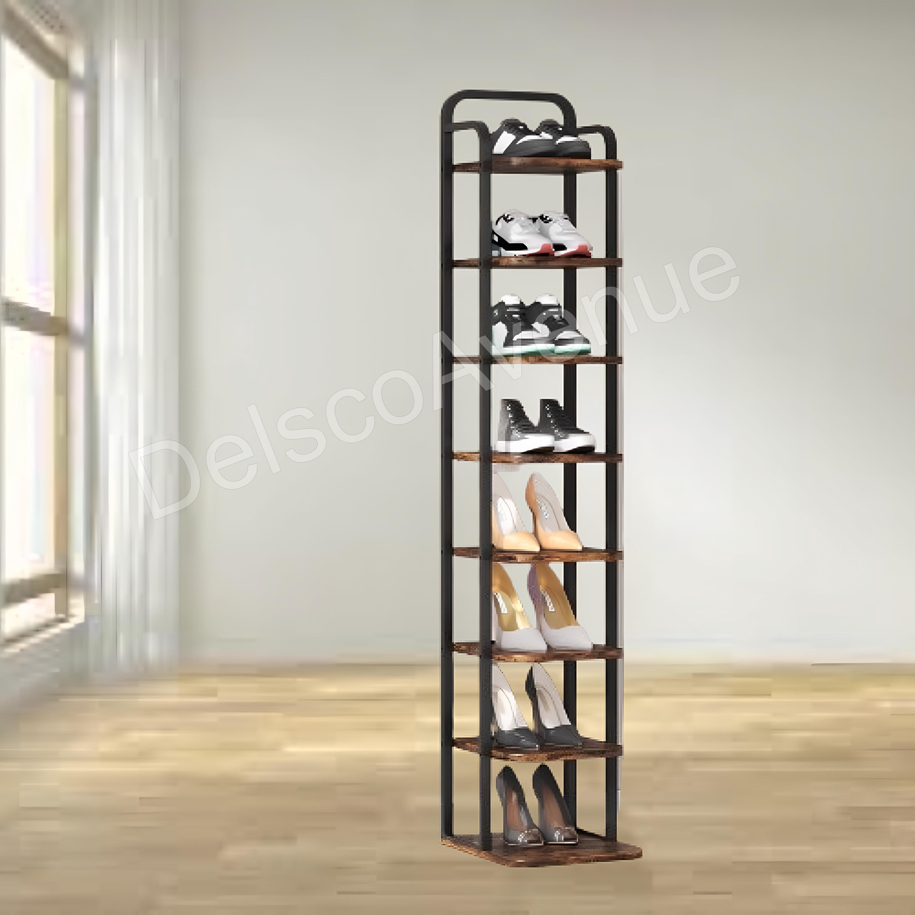 Wooden Multi Tier Shoe Rack | Tall Shoe Rack | Modern Shoe Rack ...