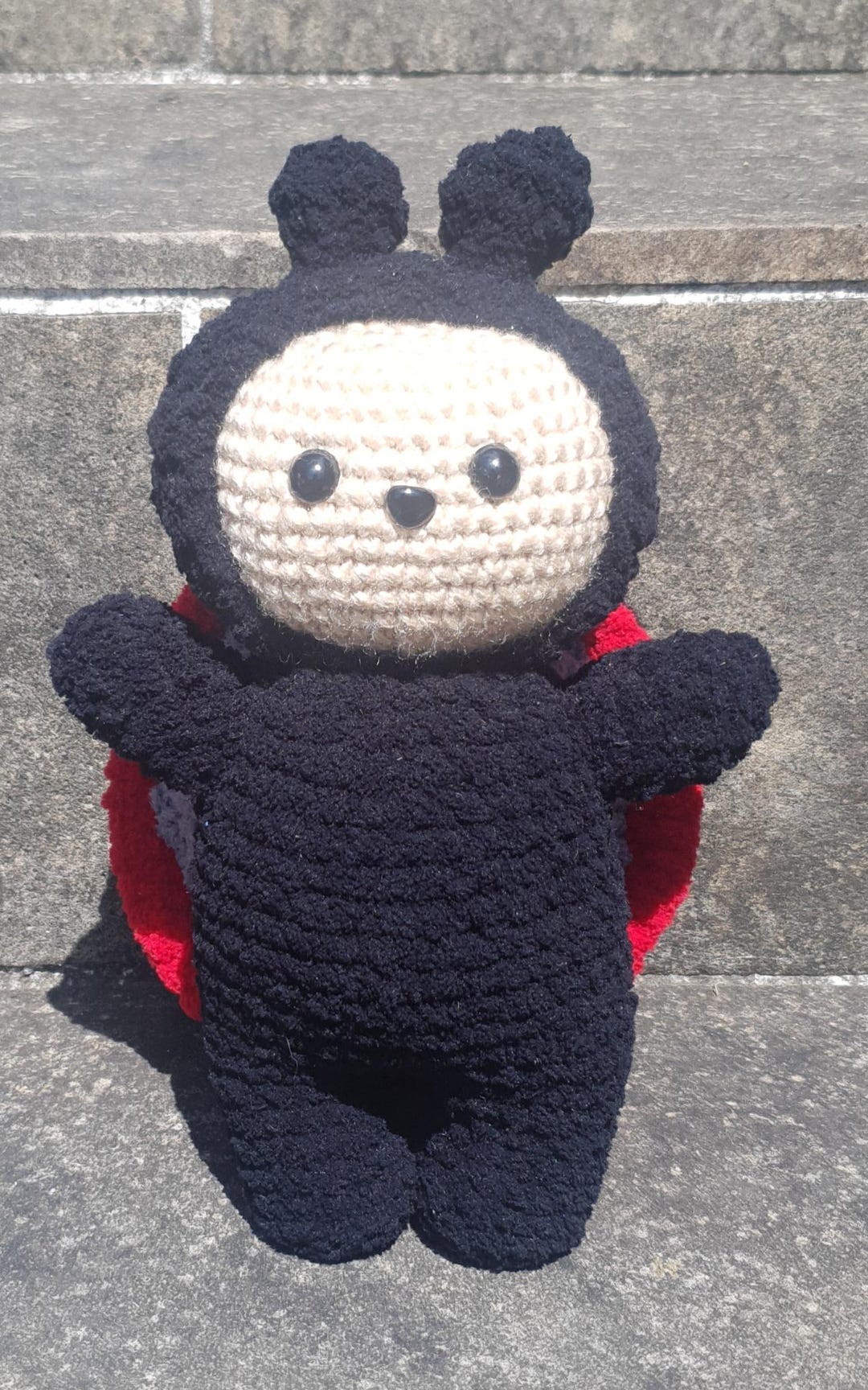 Ladybug Teddy Plushie | Australian Handmade Toy - Etsy