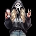 Scream-inspired Halloween Mama Clipart: Spooky Mom PNG (digital ...