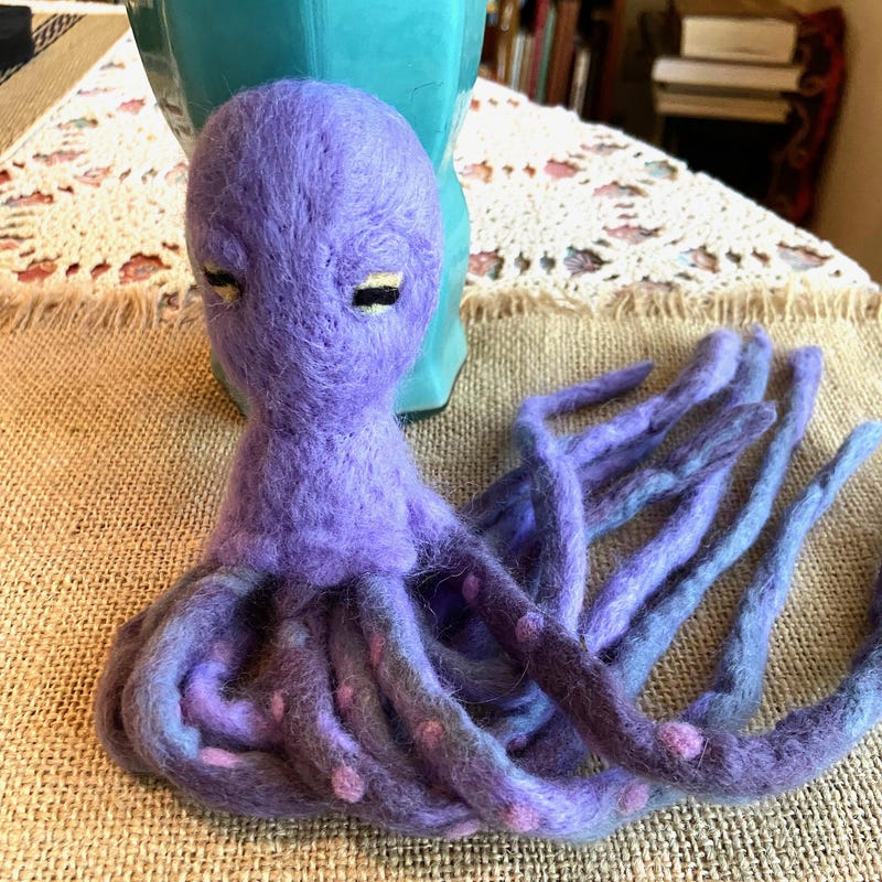 Needle Felt Octopus - Etsy