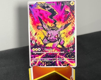 evil pikachu card