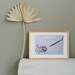 Light Blue Wall Art, Preppy Envelope Poster, Above Bed Art, Aesthetic ...