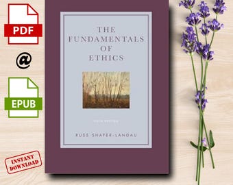 The Fundamentals of Ethics 5th Edition 5E - Etsy