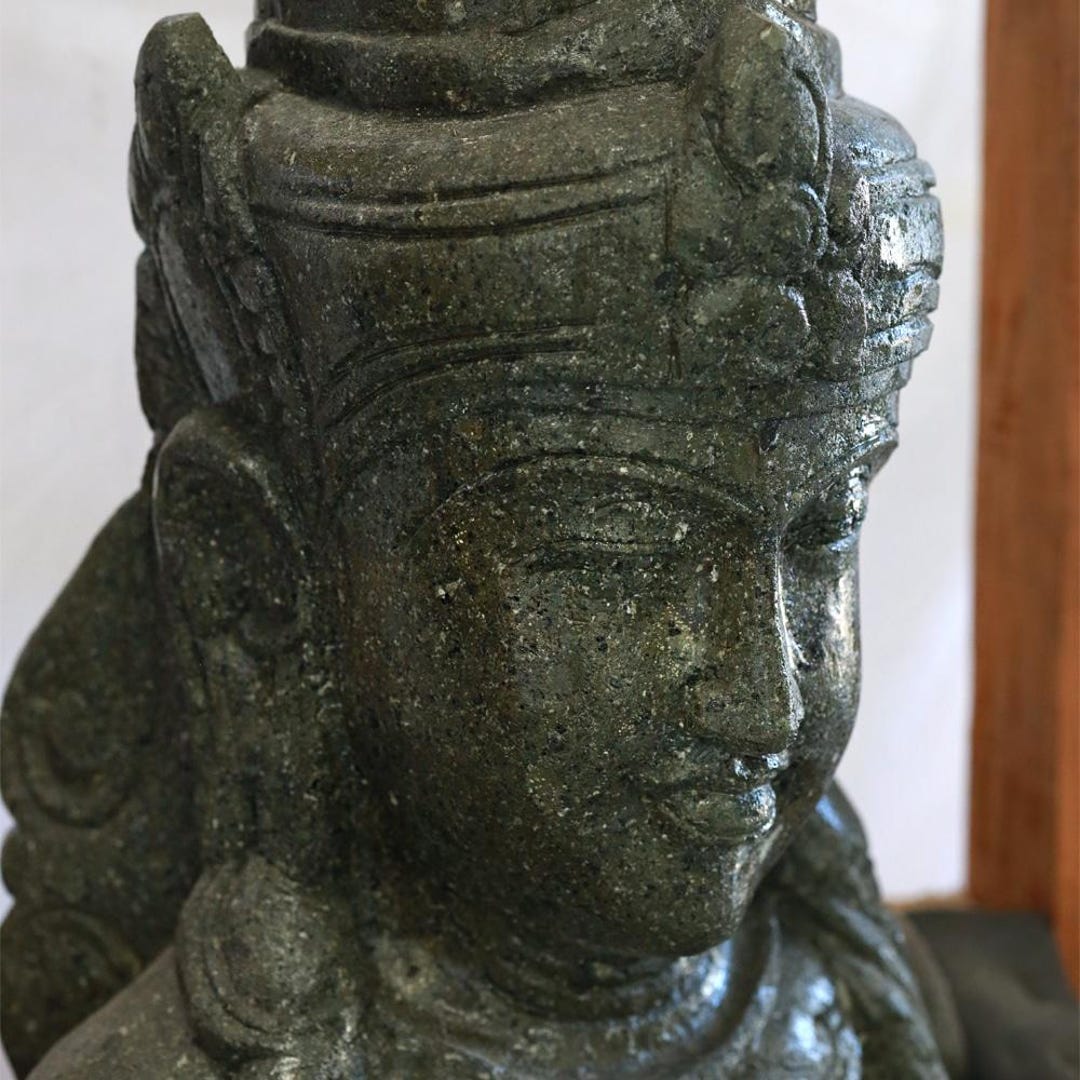 Dewi Danu, Gargoyle, Balinese Greenstone, 130 Cm - Etsy