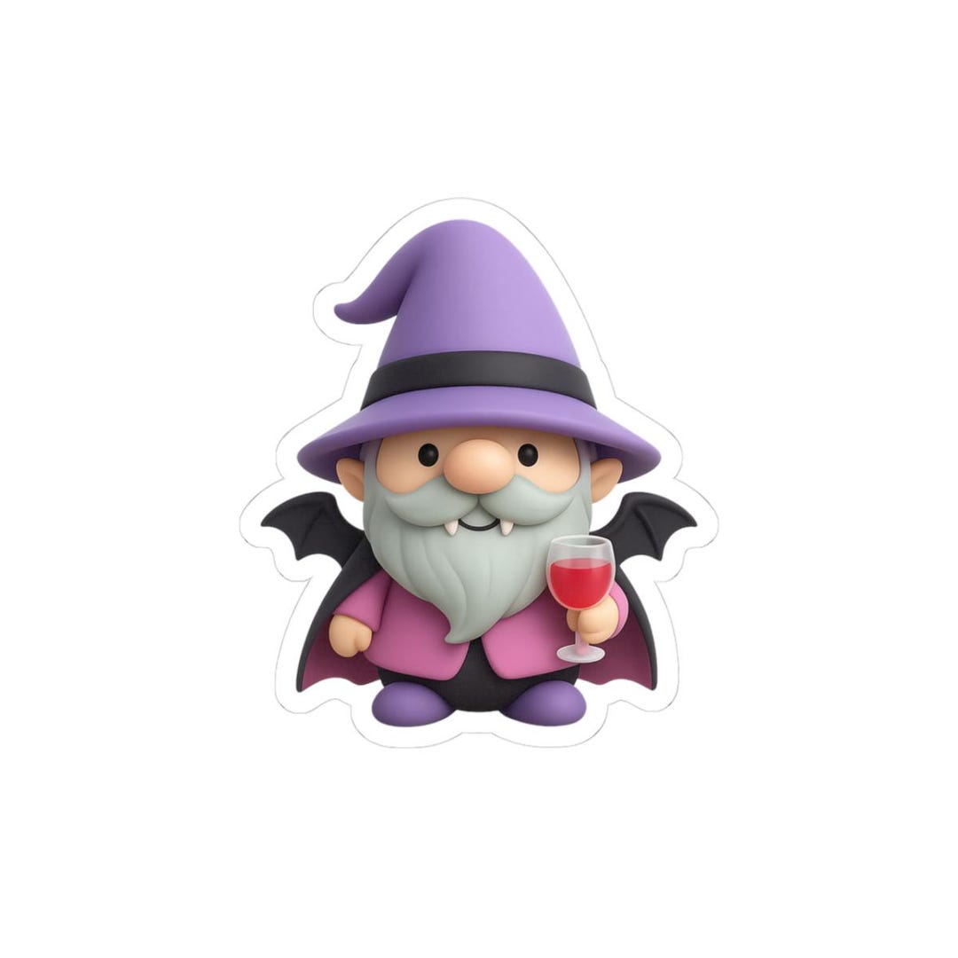 Whimsical Wizard Kiss-cut Stickers: Magic Fantasy Decor - Etsy