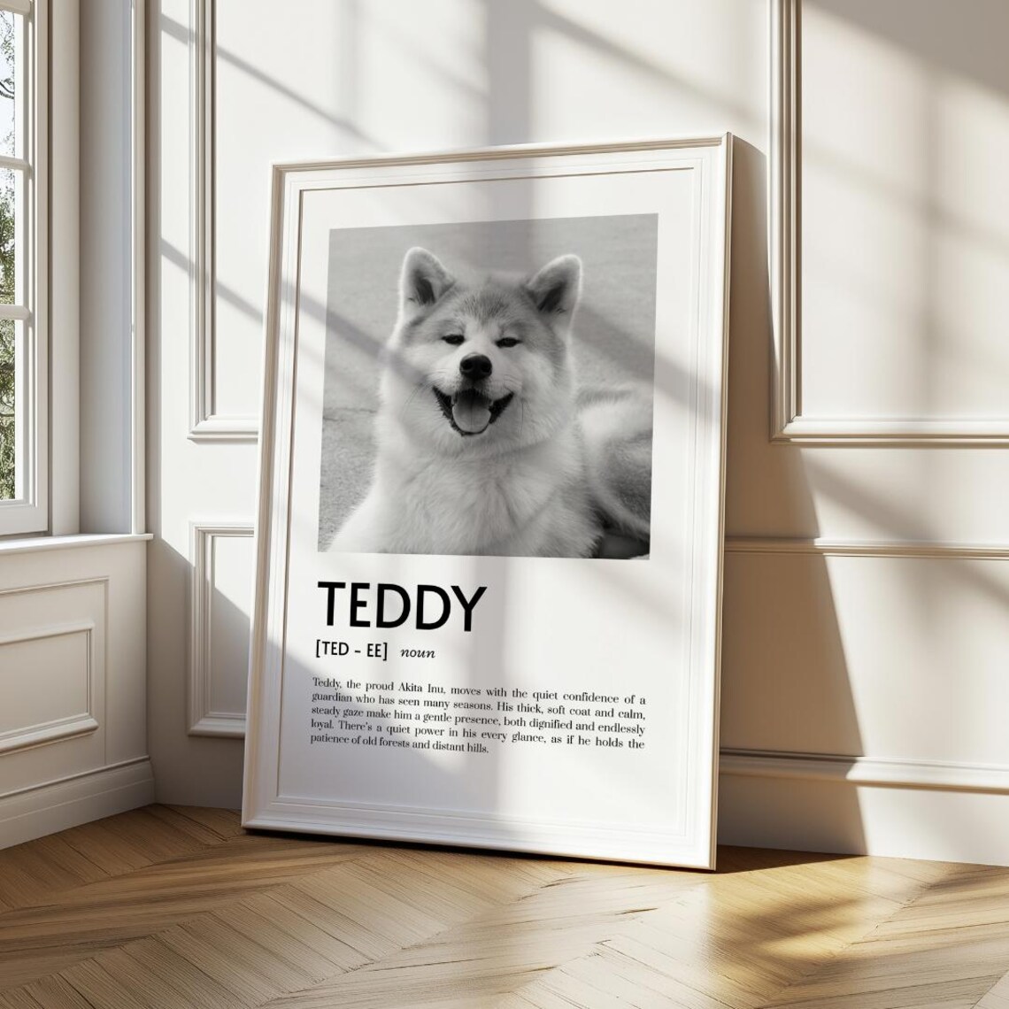 Custom Pet Definition Poster Personalized Pet Photo Print Custom Pet ...