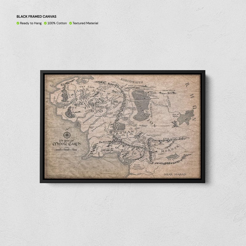 Maps of Book Series - Etsy