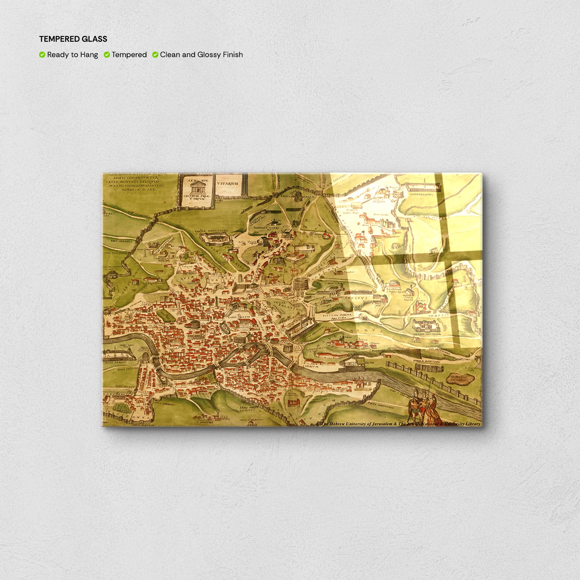 Map of Ancient Rome Poster, Roman Empire Map Canvas, Ancient Pirro ...