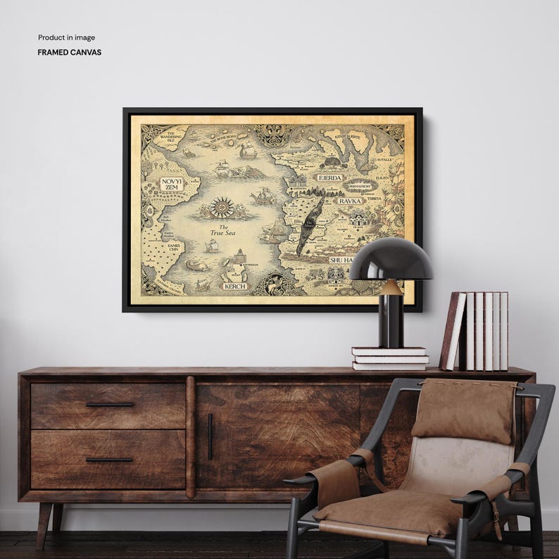 The Grishaverse Map Canvas, Grisha Trilogy Map, the Grishaverse Map ...