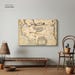 Beleriand Map Print, the Silmarillion Map Canvas, LOTR Poster, Middle ...
