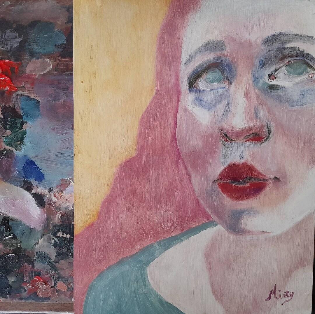 Portrait in Pastel Haze - Etsy Australia