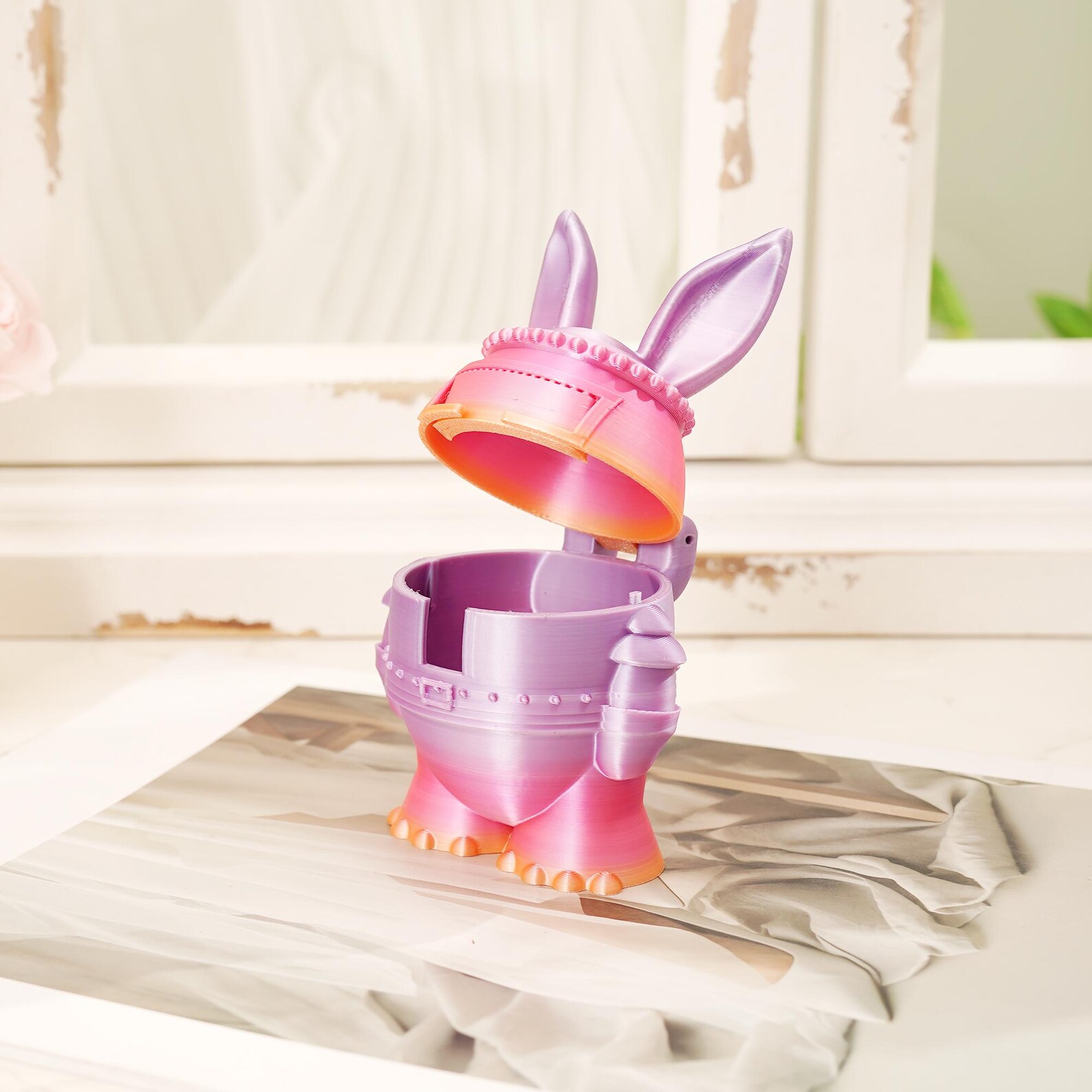 3D Printed Easter Bunny Armor STL File | 3D Printed Files | Cute Bunny Toy | Easter Decoration ...